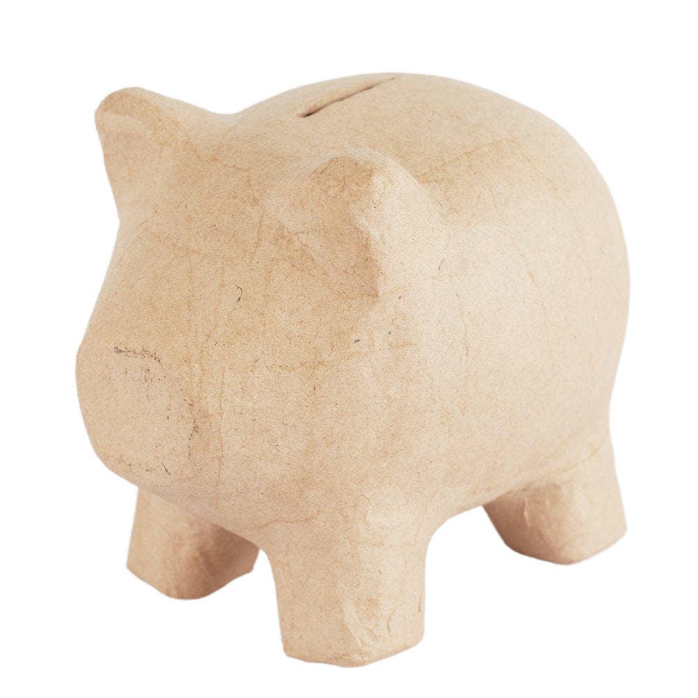 Paper Mache Piggy Bank – Play Make Create by Meri Cherry